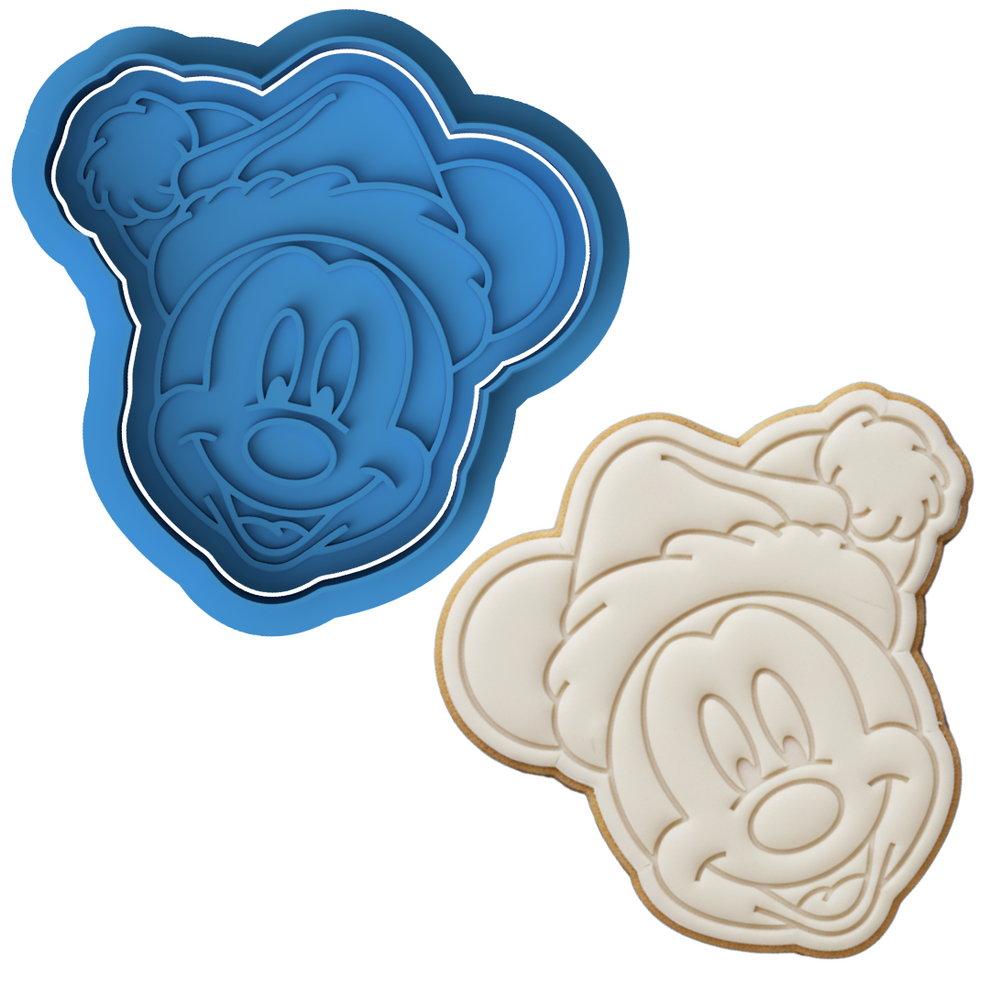 Mickey Mouse Christmas Cookie Cutter & Embosser – CookieCutterFactory