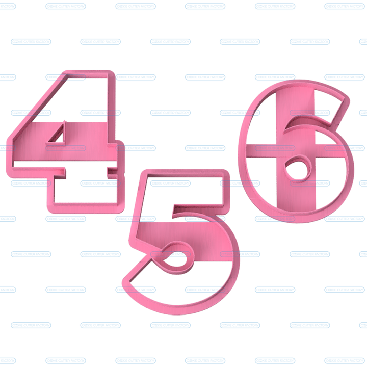Letters & Numbers – CookieCutterFactory