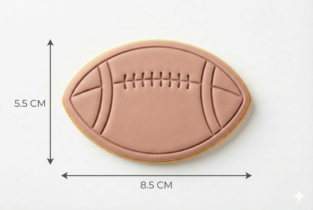 Football Cookie Cutter and Embosser Stamp | Super Bowl Party, Sports T ...